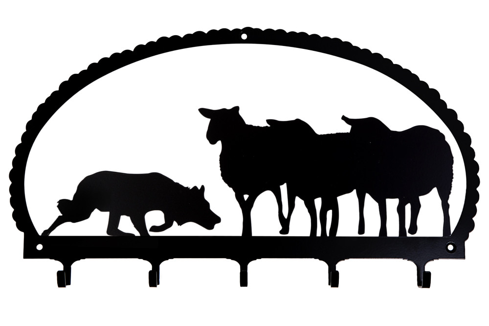 Dog Key Rack Working Border Collie - KR1012 - 8585041116085 | FIREDOG
