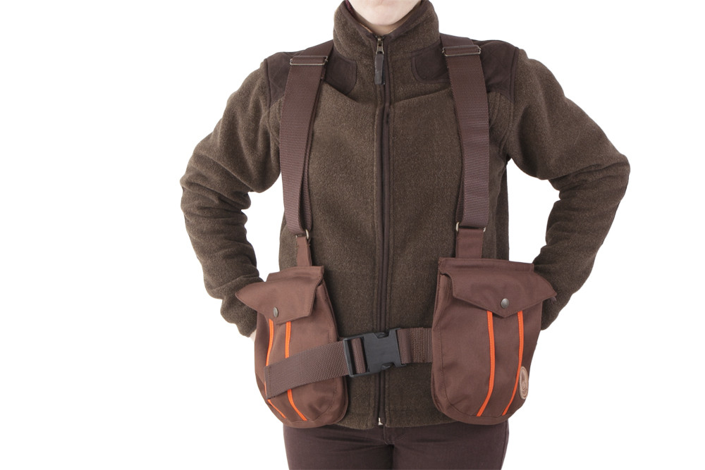 Firedog Dummy vest Trainer L brown with plastic buckle - DVT202-P ...