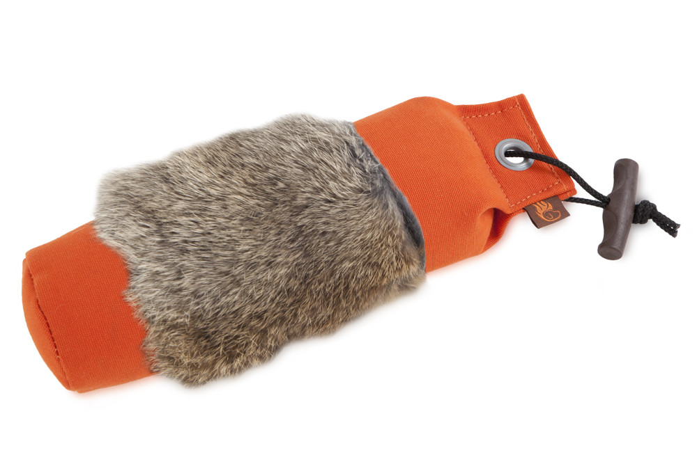 Firedog Standard dummy 1000 g orange with rabbit fur - RF103O ...